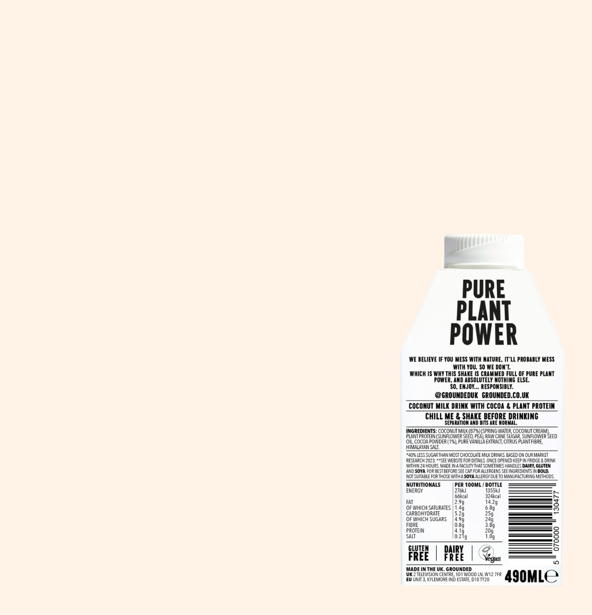 GROUNDED® PROTEIN M*LKSHAKES