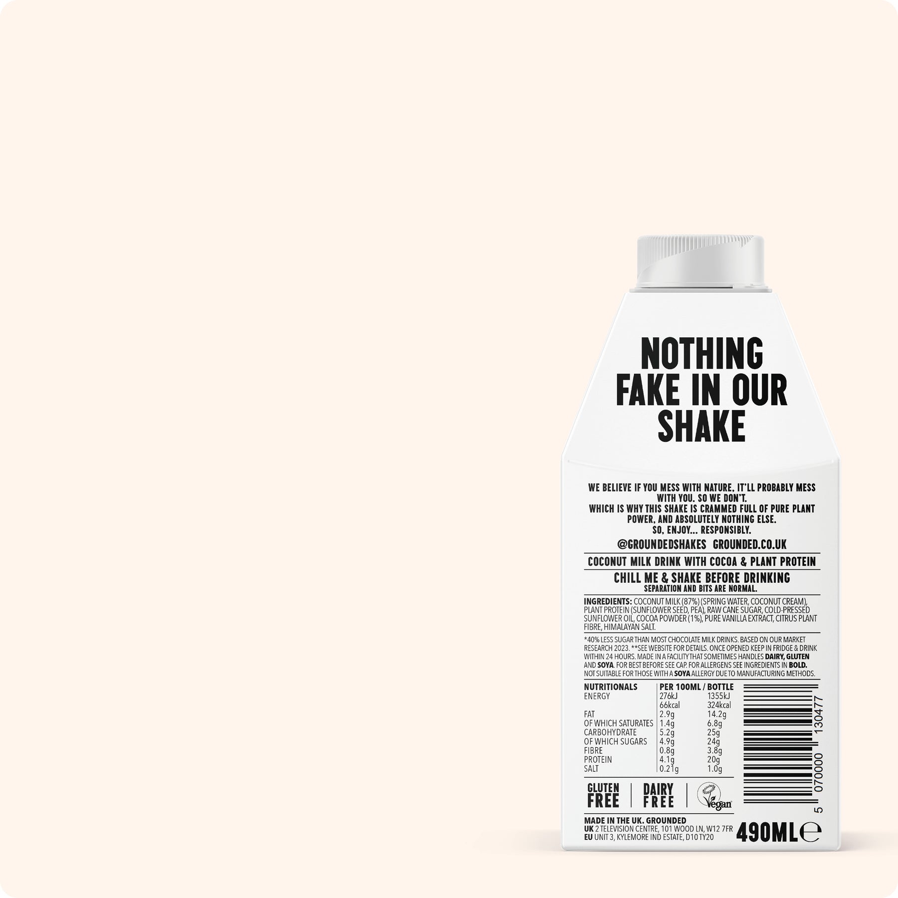 GROUNDED | Dairy-Free Protein Milkshakes – GROUNDED®