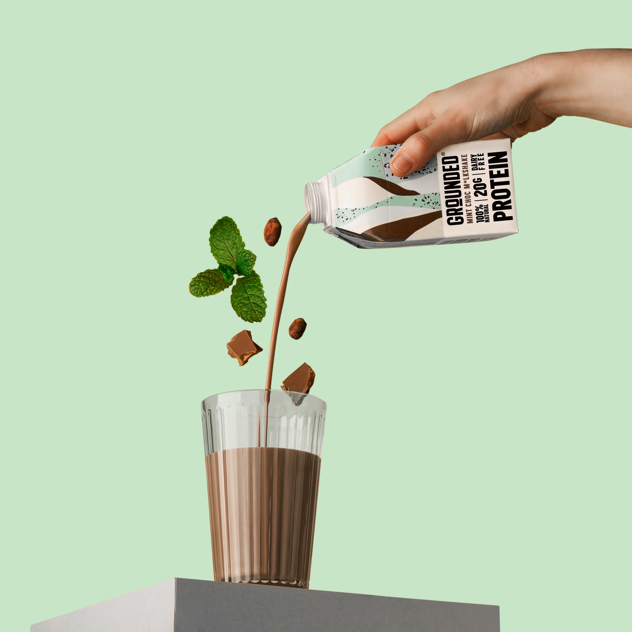 GROUNDED® PROTEIN M*LKSHAKES